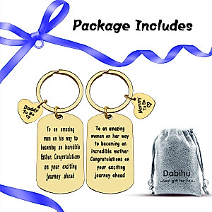 New Parent Gift First Time Pregnancy Gifts for Mom Dad To Be Mom to Be Keychain Daddy to Be Gifts First Time Dad Gifts New Mom Jewelry Baby Announcement Gift New Mom and Dad Gifts Baby Shower Gifts