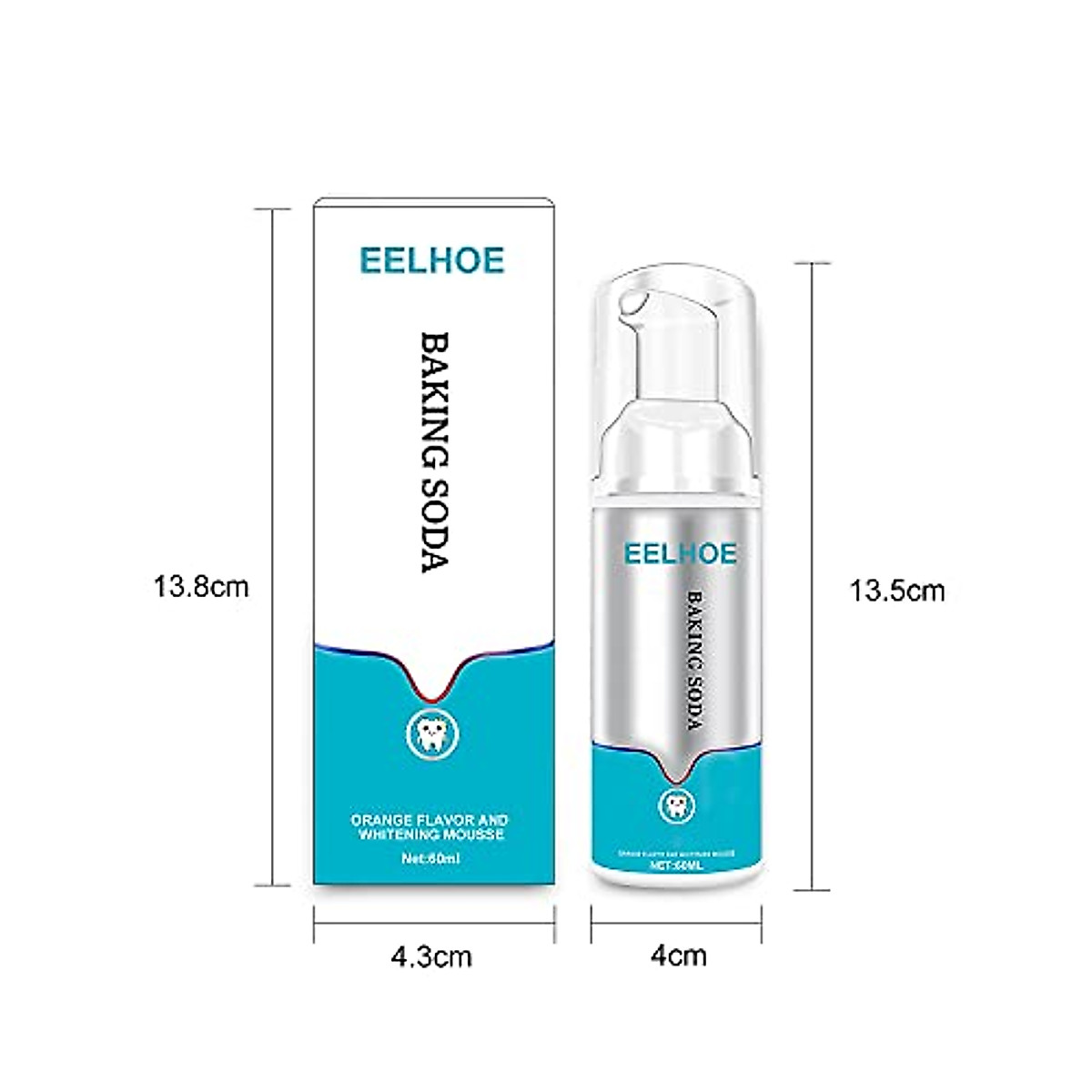 CCYP Brightify Deep Cleaning Foam Toothpaste,Deep Cleansing Foam Toothpaste Eelhoe, Teeth Whitening Toothpaste, Baking Soda Toothpaste, Intensive Stain Removal Toothpaste (1pcs)