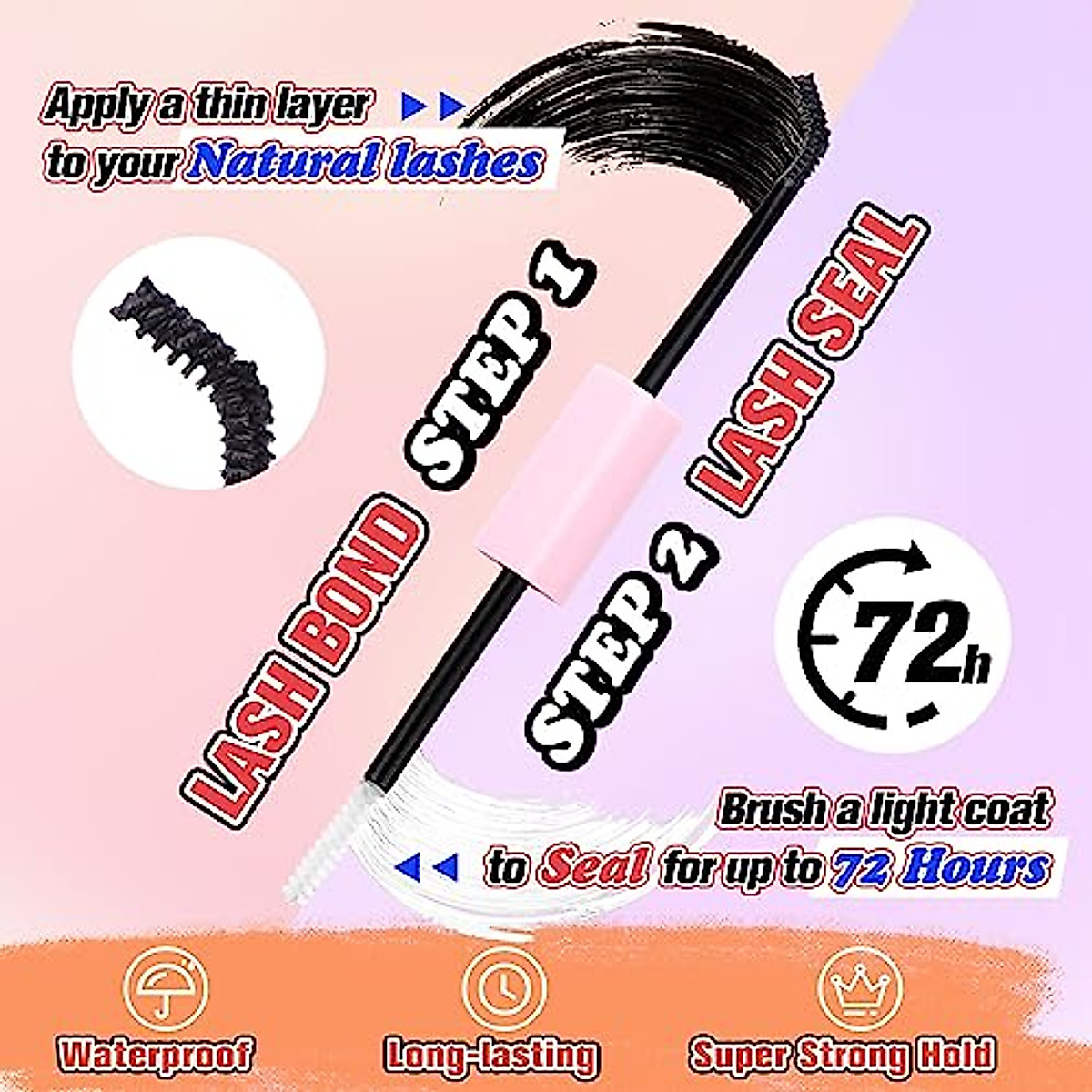 DIY Lash Extension Kit with Lash Bond and Seal, Cluster Individual Lashes Kit With Strong Lash Bond and Seal Lash Tweezers DD Curl Fluffy DIY Eyelash Extension Kit at Home