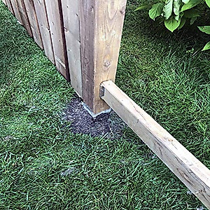 Fast 2K Fence Post Mix and Concrete Alternative and Replacement for Fence Post and Mail Post Installs. 32.8 oz Bag of Expanding Composite Footing Compound