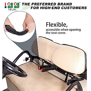 10L0L Universal Seat Belts Kit for Yamaha EZGO Club Car Golf Cart, 42 Inch Retractable Street Legal Seat Belts, Set of 2