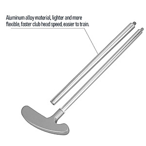 Jitnetiy Removable Alloy Rod Golf Putter for Right Handed Golfers Stand Up Golf Putter Easily Use for Men Women (Right Handed)