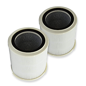 PUREBURG Replacement True HEPA Filters Compatible with OdorStop OSAP4 OSAP5 OSAP5FIL Air Purifiers,H13 4-Stage Filtration Activated carbon Air Clean Dust VOCs Odor PM2.5,2-Pack