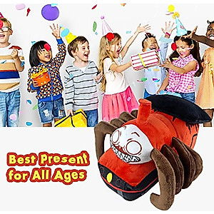 PERUKOYO Choo Choo Charles Plush, Charles Train Toy, Spider Stuffed Animals, Monster Horror Game Plush, Gift for Boys and Girls