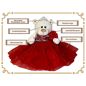 20" Quince Anos Quinceanera Last Doll Teddy Bear with Dress (Centerpiece) ~Babyl Blue~ B16831-4
