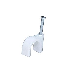 Monoprice Circle cable clips with steel nail, 10mm, 100pcs/Pack