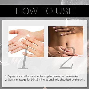 2Pcs Sculptique Abs Sculpting Cream, Abdominal Muscle Firming Shaping Massage Cream, Effective Body Fat Burning Cream