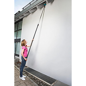 GARDENA CombiSystem Angle Broom: Comfortable Eckbesen for Removing e.g. Cobwebs in Corners, Variable Working Angle (3634-20)
