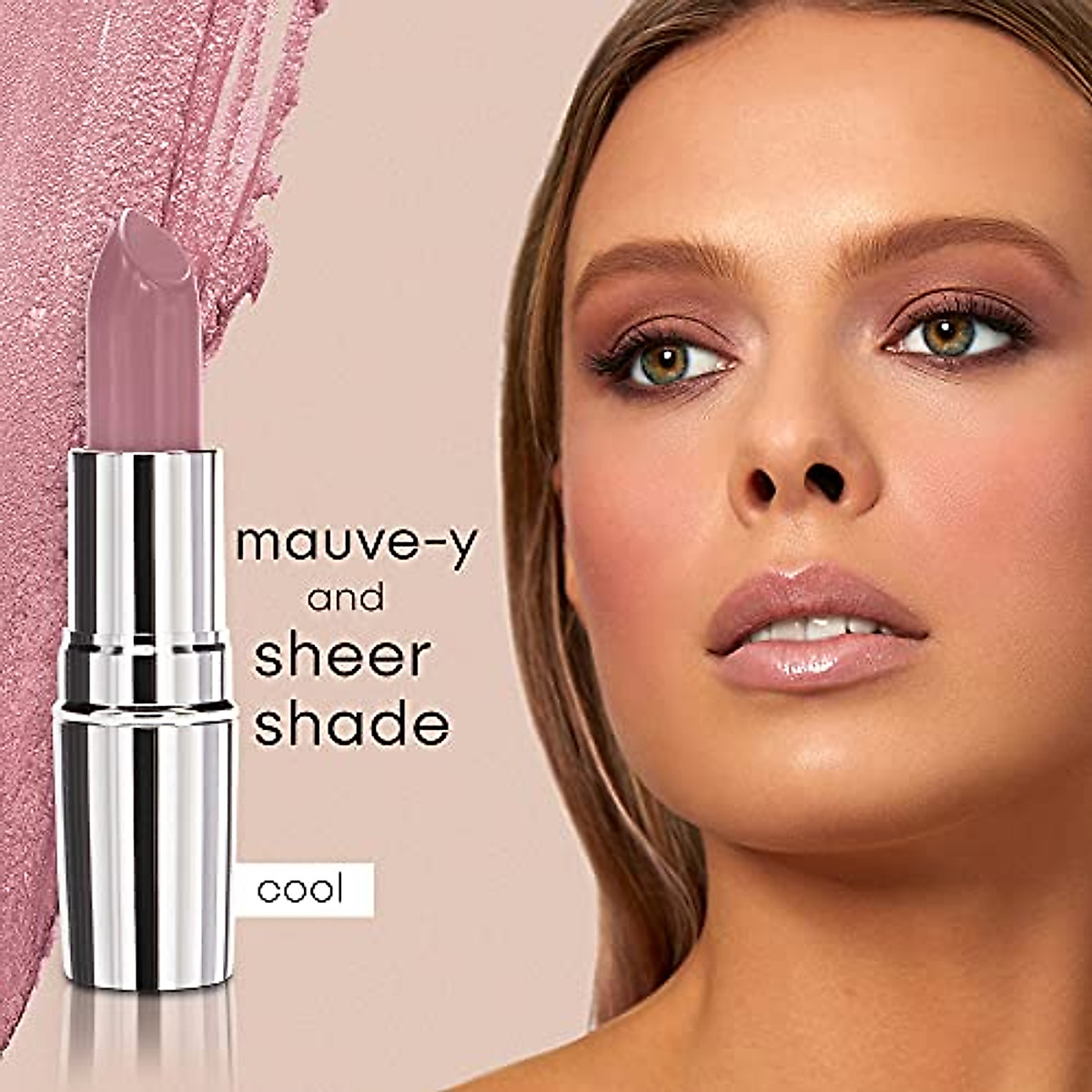 nude envie - Lipstick - Creamy & Long-Lasting Finish - Velvety Texture & Easy Application - Luxury Hydration - With Shea Butter, Vitamin E & Jojoba Oil - Vegan, Paraben-Free & Cruelty-Free - Cool