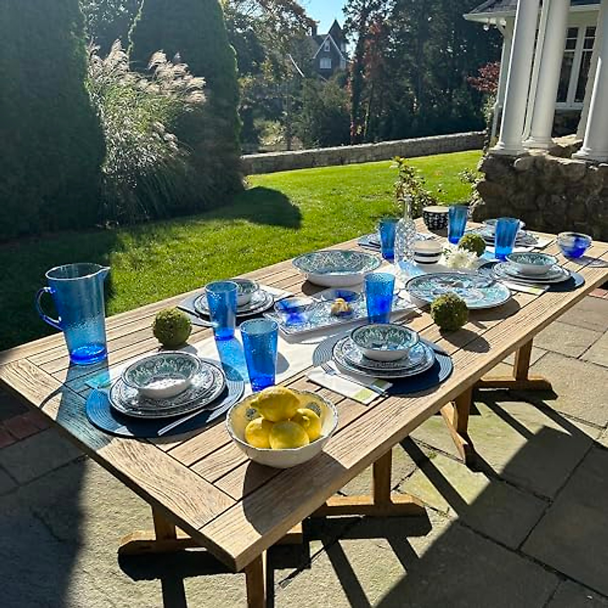 Cerified International Talavera 5-Piece Melamine Salad/Serving, Set, Multicolored