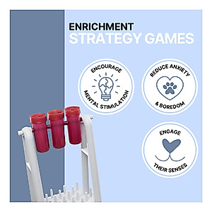 TRIXIE Cat Activity Turn Around Strategy Game, Slow Feeder, Interactive, Treat Toy 9 x 7 x 13 in.