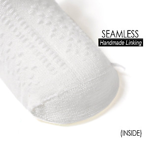 EPEIUS Infants and Toddlers Baby-Girls Non Slip Ruffle Frilly Ankle Socks Pointelle Grip Socks (Pack of 6) 6-18 Months,Natural White