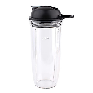 Anbige New Extractor Blade with 32oz cup and lid,Compatible with Ninja Blender BL660W/BL660/BL740/BL770/BL771/BL773CO/780
