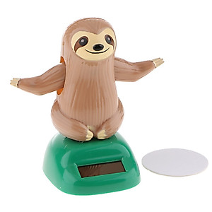 FRECI Solar Power Toy Dancing Figurine Home Car Dashboard Window Ornament Kids Toy - #2