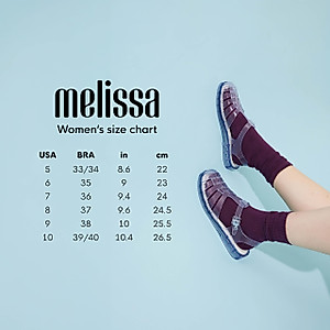 Melissa Women's Mule Platform Clogs, Beige, Pink, 8 Medium US