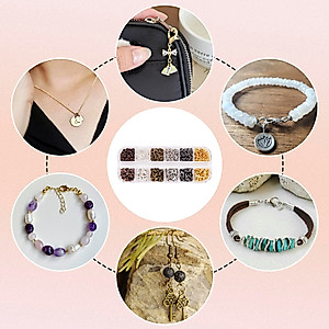 Pandahall 6 Colors Jewelry Finding Kits with 5mm Open Jump Rings & 12x6mm Lobster Claw Clasp for DIY Bracelet Necklace Jewelry Making