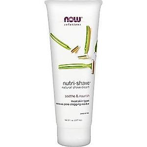 Now Foods Nutri-Shave Natural Shave Cream - 8 fl. oz. 4 Pack