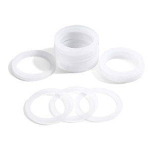 LitOrange 8 Pcs Replacement Spare Food Grade Silicone (Better Than Rubber) Gasket Seal Ring For Aluminium Stovetop Coffee Maker Pots Moka Express Dama Bialetti 9 Cups.