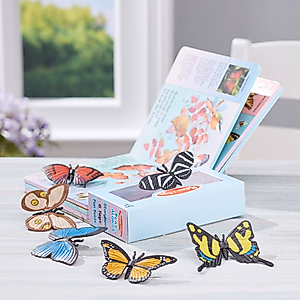 Melissa & Doug Children’s Book - Play-Alongs: Butterflies (10 Pages, 6 Butterfly Toys)