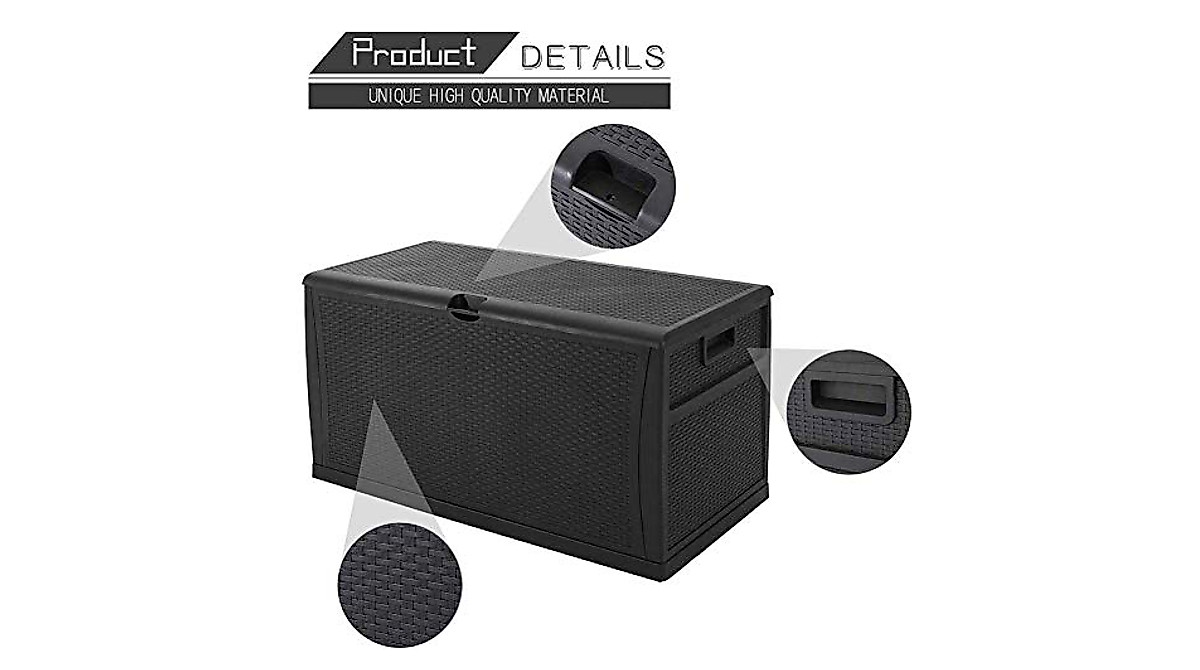 Oakmont 120 Gallon Patio Deck Box - Durable Outdoor Storage