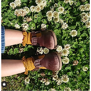 XiPriway Little Girls Vintage Ruffle Ankle Lace Socks Toddler Girl Boot Socks，Mixed 6 Pairs