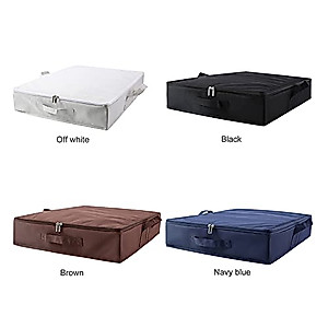 RSTYS Under Bed Storage Containers Bin With Lid,Underbed Bag Organizer Bins,Large Underbed Storage Organizer Box with Handle,Foldable Storage Drawer Organizer for Clothes, Blanket