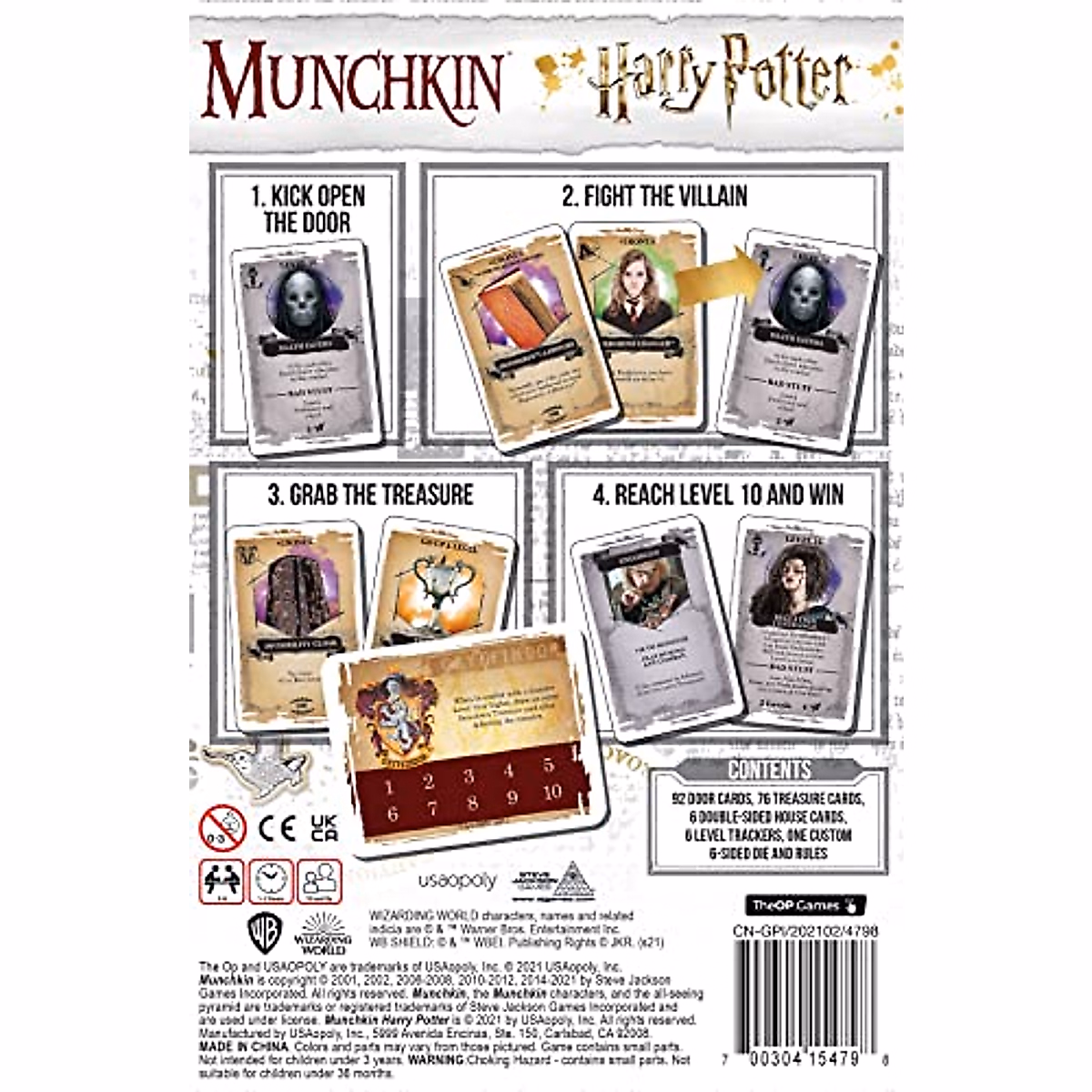 Munchkin Harry Potter Board Game | Officially Licensed Harry Potter Gift | Artwork from Harry Potter Movies | Collectible Steve Jackson's Munchkin Game