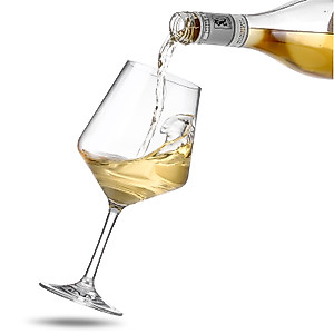 Hlukana Unbreakable Wine Glasses Set of 6, 16 oz Plastic Wine Glasses with Stem, BPA Free, Reusable Wine Glass for Poolside, Outdoors Camping Picnic Restaurants Home Bar Christmas Unique Gift