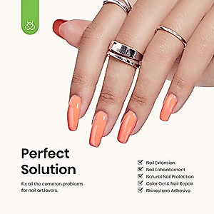 Beetles 3Pcs 15ml Top and Base Coat Set No Wipe Gel Top Coat Base Coat Set Builder Nail Gel for Nails Shine Finish and Long Lasting Soak Off Led Gel Base Top Coat Glossy Gel Base and Top Coat