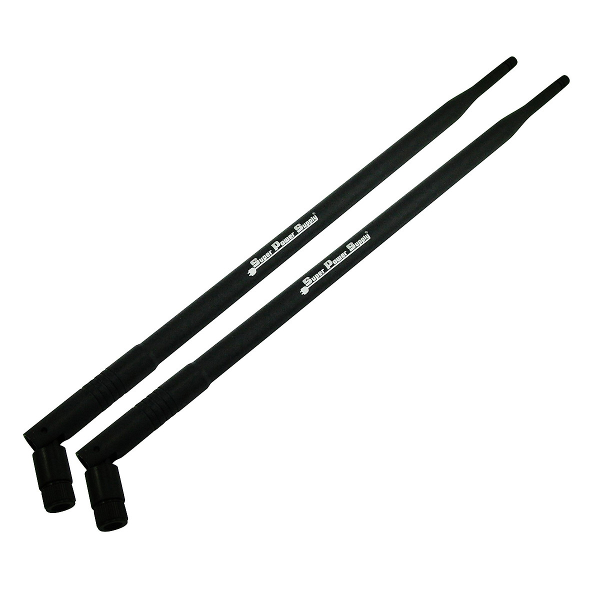 Super Power Supply® 2 x 9dBi 2.4GHz 5GHz Dual Band WiFi RP-SMA Antenna for Linksys WRT1200AC AC1200 ; Actiontec GT784WN ; TP-Link TL-WR841HP Booster Extender