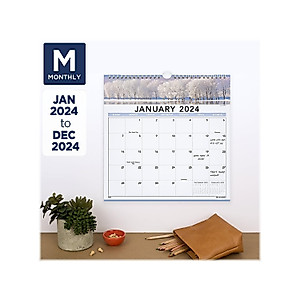 2024 AT-A-GLANCE Landscape 12-inch x 12-inch Monthly Wall Calendar (88200-24)