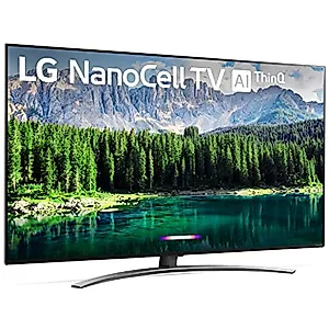 LG 55SM8600PUA Nano 8 Series 55" 4K Ultra HD Smart LED NanoCell TV (2019), Black