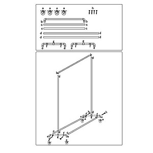 MBQQ Industrial Pipe Clothing Racks on Wheels,Heavy Duty Garment Racks Commercial Grade,Vintage Rolling Ballet Rack Clothes Display Rack Retail Display