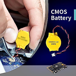 EEMB 10PACK CMOS Battery 3V CR2032 with Wire Leads and MOLEX Connector Computer Replacement Battery