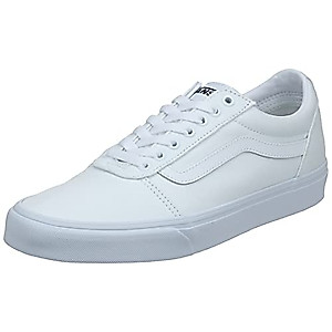 Vans Men's Ward Sneaker, Canvas White White, 11.5
