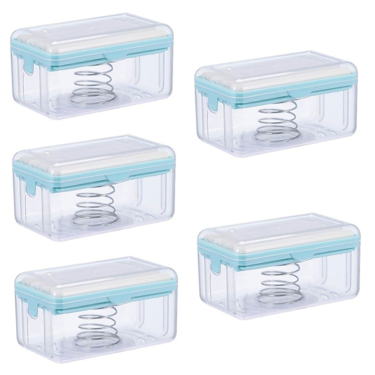Cabilock 5pcs Soap Box Kitchen Sink Accessories Kitchen Sink Accesories Soap Lather Box Soap Foam Maker Soap Holder Travel Soap Case Plastic Containers Strip Holder Bar Soap Container Pp