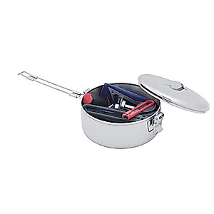 MSR Alpine Stainless Steel Stowaway Camping Pot, 1.6 L