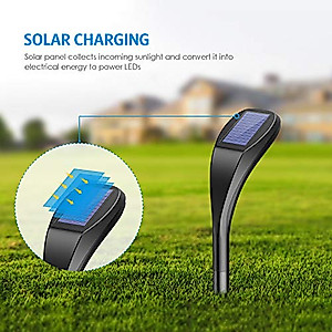 AMIR Solar Landscape Spotlights Outdoor, IPX5 Waterproof Solar Powered Security led, Motion Sensor Light for Yard Garden Patio Driveway Pool (Latest Version)