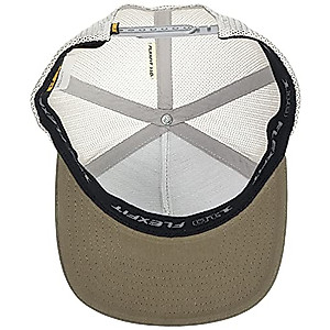 Caterpillar Men's Diesel Power Flat Bill Cap, Dark Earth, One Size