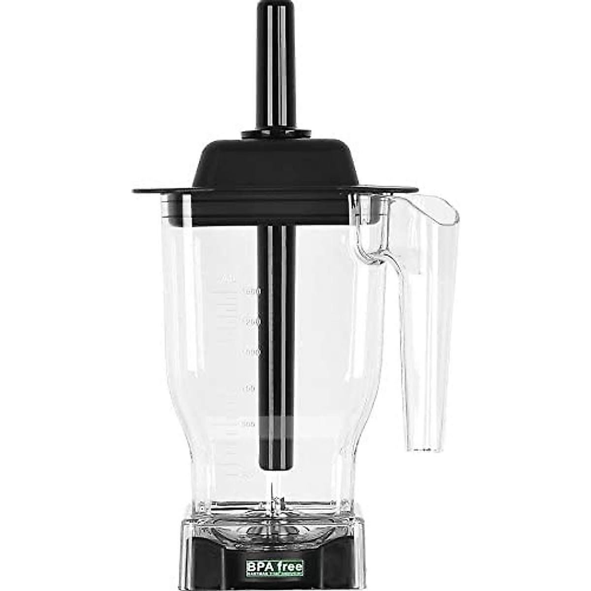 OmniBlend Omni-Q TM-800BQ Commercial Quiet Smoothie Blender, Full Sound Enclosure, 1.5 Liter BPA-Free Container, Self Cleaning, Heavy Duty 3 Speed (Black)
