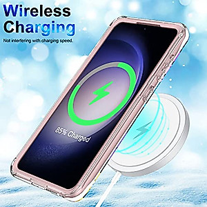 CHIYURI for Samsung Galaxy S23 Plus Case,Military Grade Sturdy Shockproof Cover with Fashion Designs for Women Girls,Slim Fit Protective Phone Case for Galaxy S23 Plus 6.6" Blooming Flower Garden