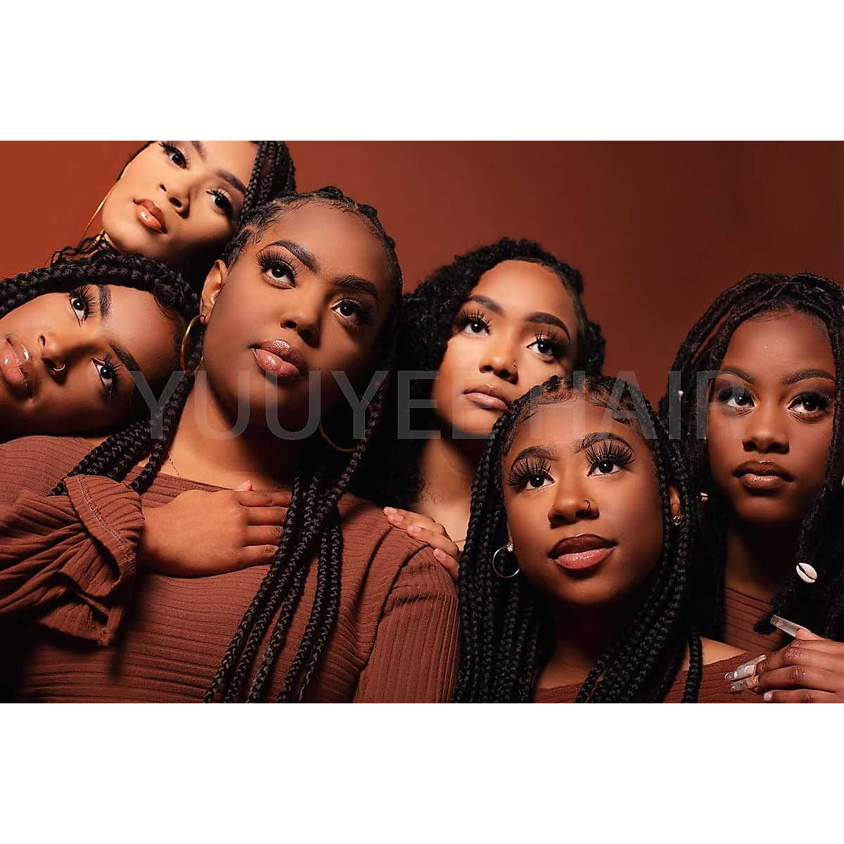 Braiding Hair Pre Stretched Braiding Hair Extensions 30 Inch 8 Packs Long Prestretched Crochet Braids Hair Hot Water Setting Premium Yaki Texture(1B#)