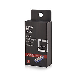 Every Man Jack Razor Cartridges, 4-pack