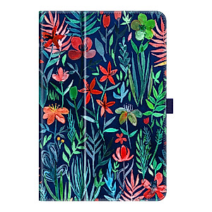 Fintie Folio Case for All-New Amazon Fire HD 10 and 10 Plus Tablet (13th/11th Generation, 2023/2021 Release) 10.1" - Slim Fit Standing Cover with Auto Sleep/Wake, Jungle Night