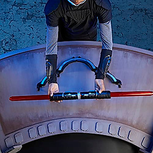 STAR WARS Lightsaber Forge Inquisitor Masterworks Set Double-Bladed Electronic Lightsaber, Customizable Roleplay Toy for Kids Ages 4 and Up