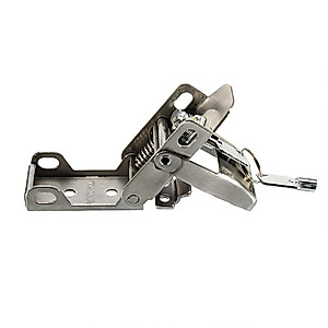 304 Stainless Steel Concealed Toggle Latch Safety Catch Key Locking Spring Loaded Zevenmart