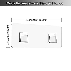 AOUKAR Adhesive for Shower Caddy Adhesive Replacement Stickers Sticky Pads - Shower Shelf Adhesive for Corner Shower Caddy, Bathroom Storage Shelves and Kitchen Racks 4 Pack