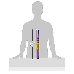 Magic Cover Adhesive Vinyl Paper, Multi-Functional Shelf Liner for Lining Drawers and Shelves, Waterproof and Durable, 18" x 20', Purple