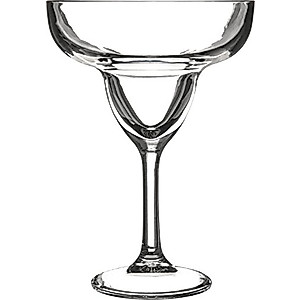 Carlisle FoodService Products Alibi Margarita Glass for Restaurants, Catering, Kitchens, Plastic, 16 Ounces, Clear