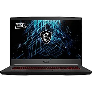 MSI 2022 GF65 Thin 15.6" FHD IPS 144Hz Gaming Laptop Intel 8-Core i7-10750H NVIDIA GeForce RTX 3060 6GB GDDR6 16GB DDR4 512GB NVMe SSD HDMI USB-C WiFi AX RJ-45 Backlit Windows 11 Home w/ RE 32GB USB